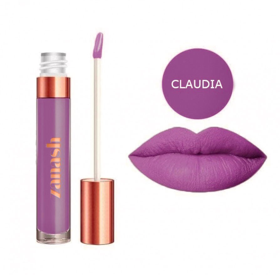 THE CLASSIC LIQUID MATTE LIPSTICK, CLAUDIA – Zanash Cosmetics
